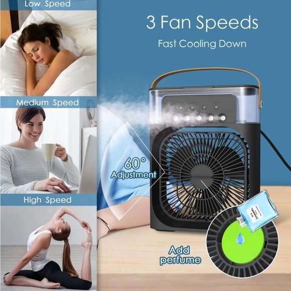 Other | Portable Air Conditioner Fan Cooling Desk Fan | Poshmark